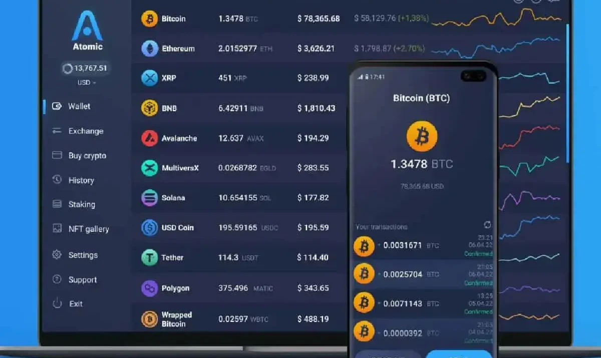 AtomicWallet: 5 Key Features and Advantages